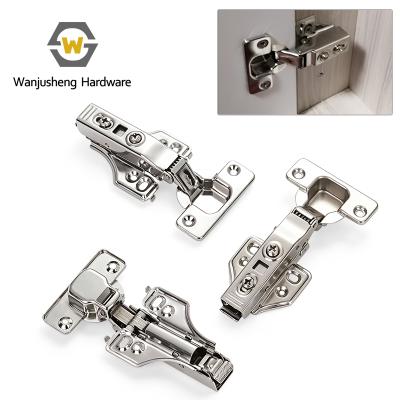China Push-to-open Rebound Hinge Cabinet Buffer Hydraulic Hinge Touch Latch No Handle Cabinet Door Hardware for sale