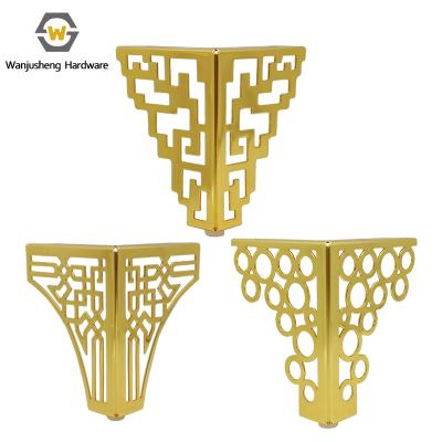 China Shiny Chrome Metal Table Legs Furniture Sofa Iron Table Legs Gold Metal Iron Sofa Feet Metal Furniture Legs for sale