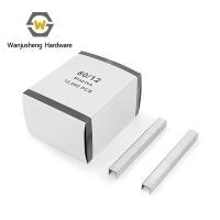 China 8012 U-Shaped Galvanized Pneumatic Staples for Sofas and Cabinets for sale