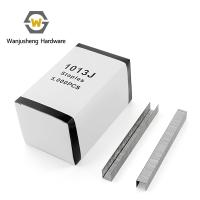 China 1013J U-Shaped Galvanized Pneumatic Staples for Sofas and Cabinets for sale