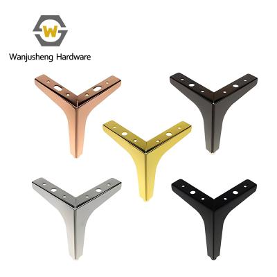 China High Quality Metal Tripod Legs for Bedroom Living Room Kitchen Furniture-Modern Design Heavy Duty Sofa Cabinet Legs Hardware for sale