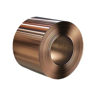 中国 410の304のSSはコイルのつや出しの金属のローズの金のヘアラインPVD 0.8mm x 1240mmを広げる 販売のため