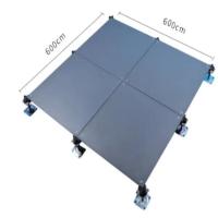 China Computer Room Antistatic Modular Raised Floor System Fireproof for sale
