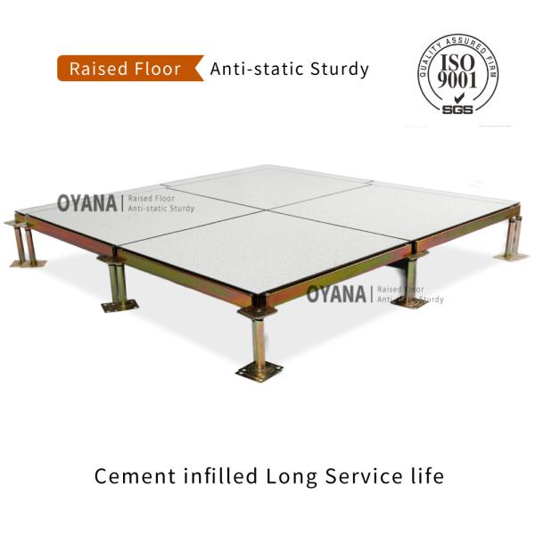 Quality anti-static raised access floor 600mm*600mm for sale