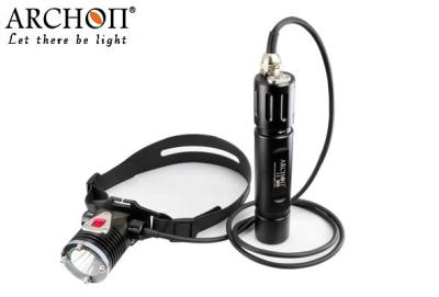 Cina Impermeabilizzi 1000 lumi di WH31 tester subacquei del faro di alluminio di immersione subacquea di 100 in vendita