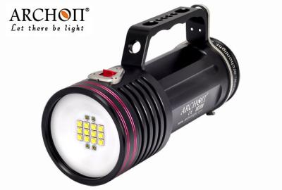 Cina Lume portatile subacqueo 200M della luce 6500 di fotografia di alta luminosità, impermeabile in vendita