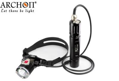 Cina faro ricaricabile di immersione subacquea di 26650 Li-ioni 1000 lumi con 3 modi in vendita