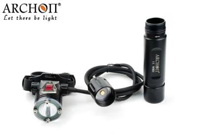 Cina Luce di immersione subacquea della scatola metallica del Cree XM-L U2 LED 1000 verticale regolabile del lume 80° in vendita