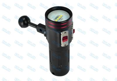 Cina Video luce subacquea principale UV di fotografia, 100 metri di torcia elettrica ricaricabile in vendita