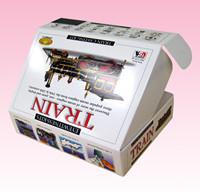 caja de papel doblada color de lujo de encargo de CMYK con la manga para la magdalena