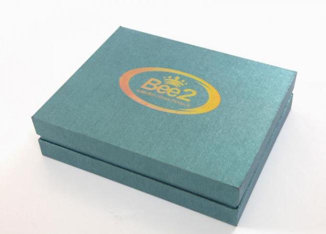 caja gruesa de lujo de encargo del té del papel de la cartulina del color 2m m de la protección del medio ambiente CMYK