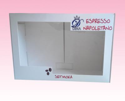 China caja de papel reciclada a todo color de lujo de encargo con la cubierta del plástico transparente en venta