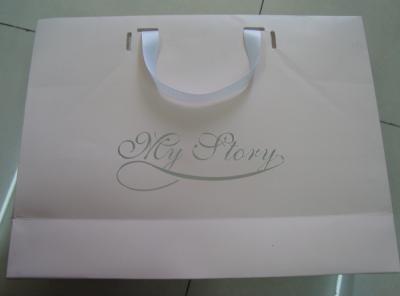China custom promotional recyclable full color paper bag distributors with all kinds size for sale