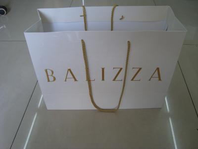 China custom ODM promotional unique paper packaging bag with CMYK color for sale