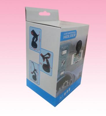 China custom promotional luxury creative paper packaging box for car universal holder for sale