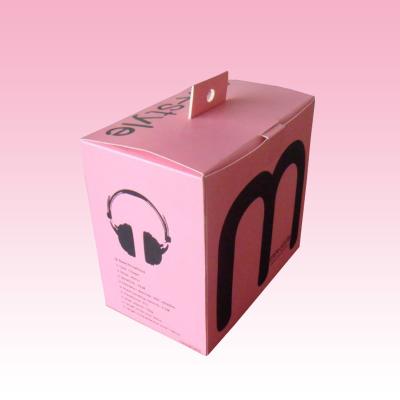 custom Luxury full color paper box design with paper hanger and all kinds of size