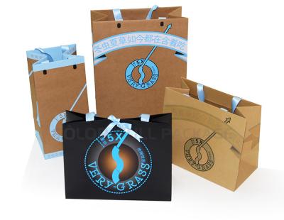 custom brown craft paper gift bags packaging making manufacturer