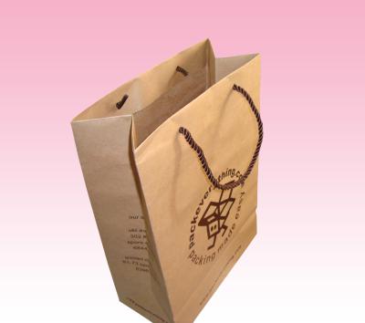 China custom recycled craft paper bags supplier with handles all kinds of size for sale