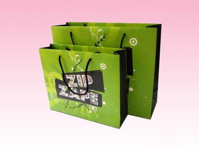 China custom green paper T-shirt bag packing company for sale shenzhen for sale