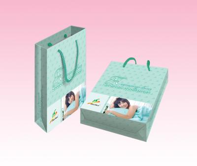 China bolso impreso de encargo de la publicidad del papel que empaqueta con la fábrica a todo color en venta