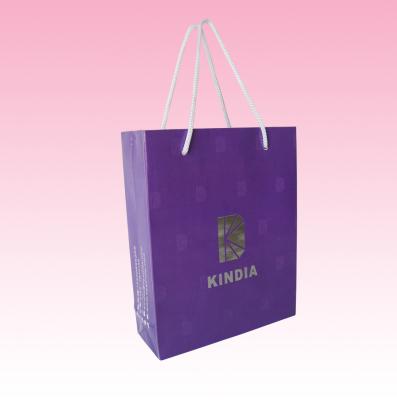 China bolso impreso de encargo de la publicidad del papel que empaqueta con la fábrica a todo color en venta