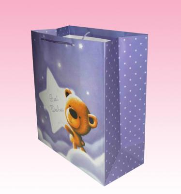 China aduana coloreada publicidad del papel para llevar el bolso con la impresión de las ilustraciones en venta