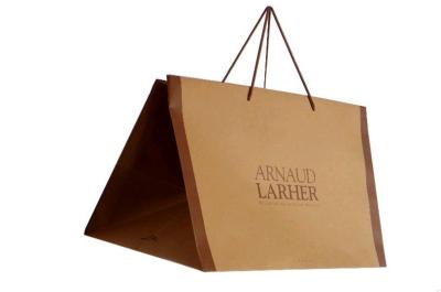 China custom cheap brown paper shopping bags retail manufaturer printing for sale