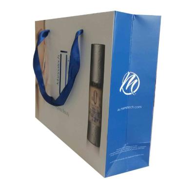 China bolso que hace compras de papel de lujo de encargo con el fabricante de la textura del cocodrilo en venta