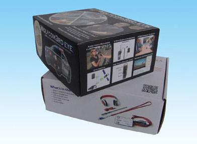 China custom folded paper shipping packaging box printing without glue manufacturer for sale