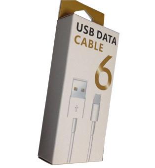 China cajas de cartón plegables de encargo del Libro Blanco con la bandeja de la ampolla para el adaptador del viaje en venta