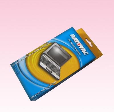 China custom recycling paper box printing factory with plastic hanger for glass screen protector for sale