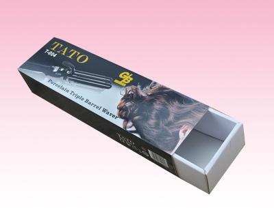 China proveedor al por mayor doblado de encargo de la caja del cajón del papel de Kraft con la manga en venta