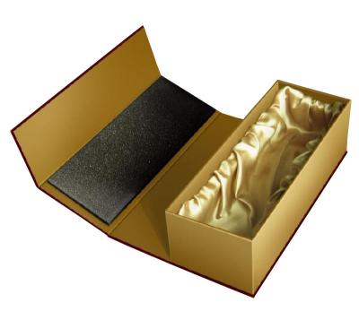 cajas de empaquetado de papel marrones impresas de encargo del regalo con ropa del satén