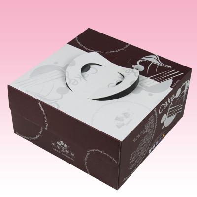 custom low cost of corrugated cardboard boxes with hanger for birthday cake