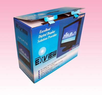 China custom full color discount corrugated paper cardboard boxes with locking supplier for sale