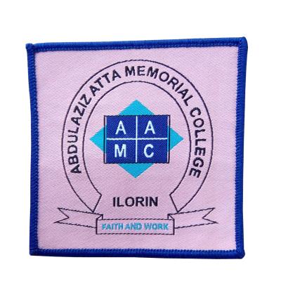 China custom personalised sew on clothing labels badge embroidered patch factory for sale