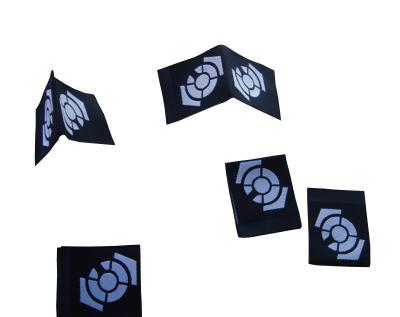 China custom woven garment labels clothing tag for business apparel tags manufacturer for sale