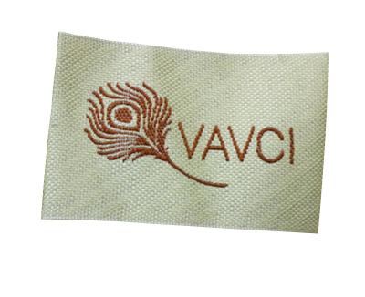 China custom woven garment labels clothing tag for business apparel tags manufacturer for sale