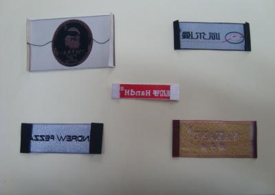 China custom woven garment labels clothing tag for business apparel tags manufacturer for sale