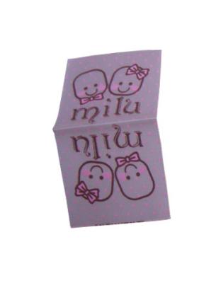 China custom clothing labels cheap dress labels t shirt tags printed fabric labels factory