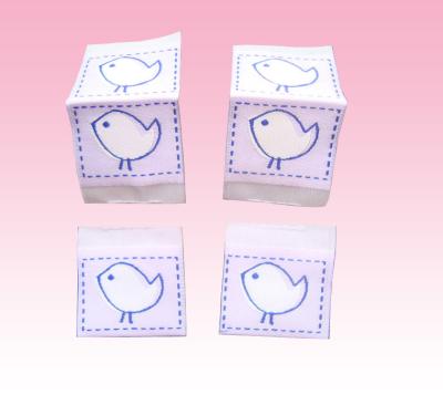 China custom clothing tags cheap fabric name labels apparel tags labels for business for sale