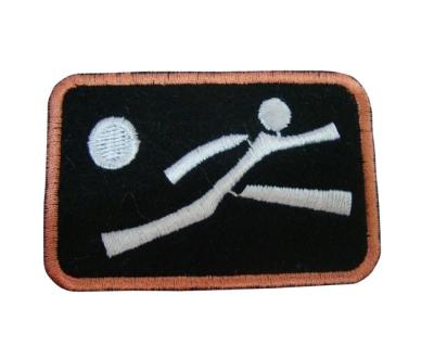 China personalized embroidered sewing tags fabric label maker custom tags for hats for sale