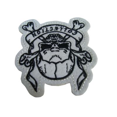 China personalized embroidered sewing tags fabric label maker custom tags for hats for sale