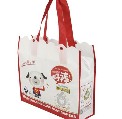 de encargo personalizada imprimió el fabricante reutilizable no en venta tejido de los bolsos