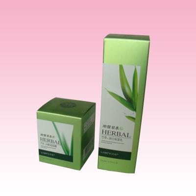 China caja de papel plegable reciclada de encargo que empaqueta imprimiendo la fábrica para el esmalte de uñas en venta