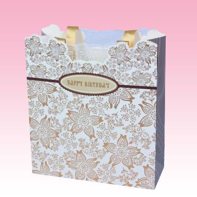 custom wholesale white kraft paper shopping bags sizes for sale company