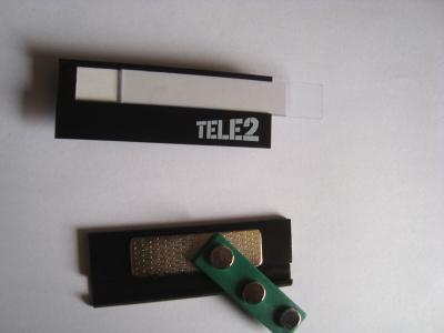 China las insignias de nombre magnéticas del metal de encargo nombran tenedores de la etiqueta las ventas al por mayor con el papel del parte movible en venta