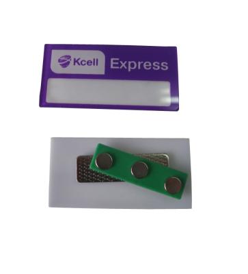 China custom company name badges employee name tags reusable name badges for sale for sale