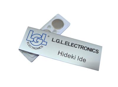 China custom professional name tag maker personalised name badges for company for sale