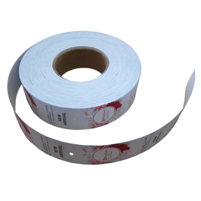 China custom clothing paper hang tag printing in roll with glossy lamination factory for sale